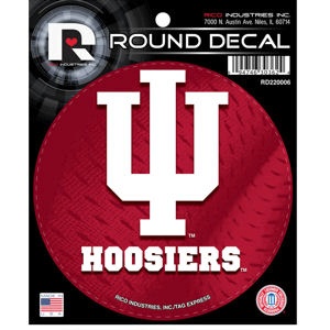 Indiana University Hoosiers - Round Sticker at Sticker Shoppe