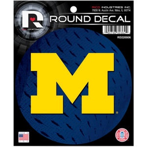 University Of Michigan Wolverines - Round Sticker at Sticker Shoppe