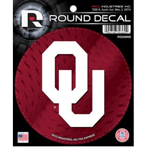 University Of Oklahoma Sooners - Round Sticker at Sticker Shoppe