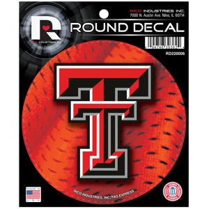 Texas Tech University Red Raiders - Round Sticker at Sticker Shoppe
