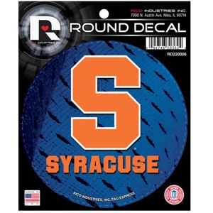 Syracuse University Orange - Round Sticker at Sticker Shoppe