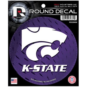 Kansas State University Wildcats - Round Sticker at Sticker Shoppe