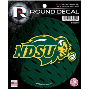 North Dakota State University Bison - Round Sticker at Sticker Shoppe