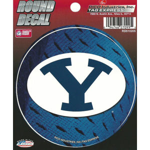 Brigham Young University Cougars BYU - Round Sticker at Sticker Shoppe
