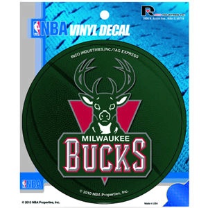 Milwaukee Bucks 2006-2015 Logo - Round Sticker at Sticker Shoppe