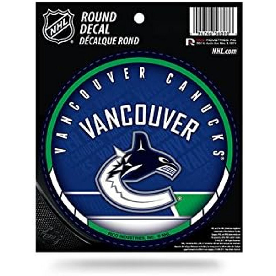 Vancouver Canucks - Round Sticker at Sticker Shoppe