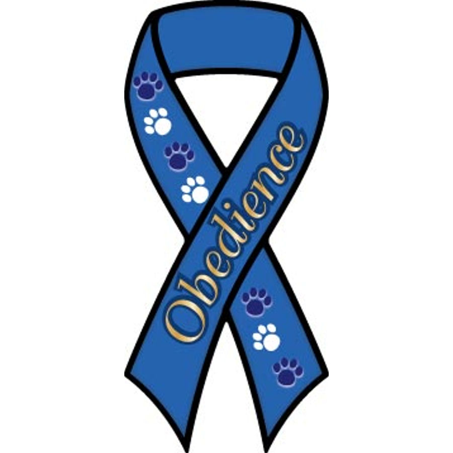 Obedience - Ribbon Magnet at Sticker Shoppe