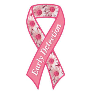Early Detection - Ribbon Magnet at Sticker Shoppe