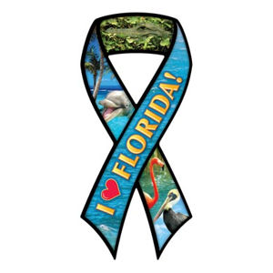 I Love Florida - Ribbon Magnet at Sticker Shoppe