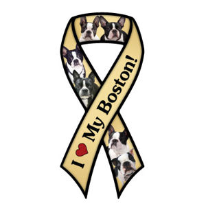 I Love My Boston - Ribbon Magnet at Sticker Shoppe
