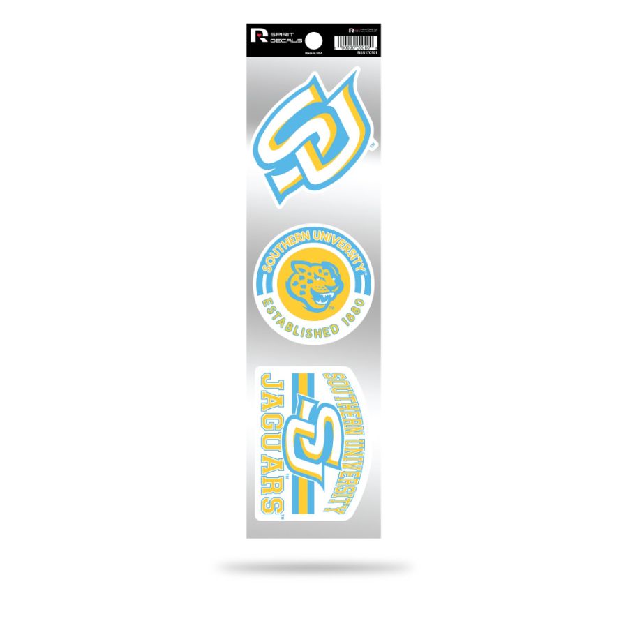 Southern University Jaguars Logo - Sheet Of 3 Triple Spirit Stickers at ...
