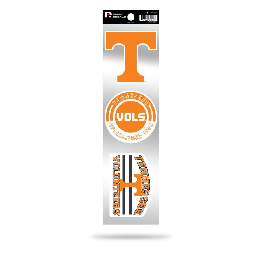 University Of Tennessee Volunteers Logo - Sheet Of 3 Triple Spirit ...