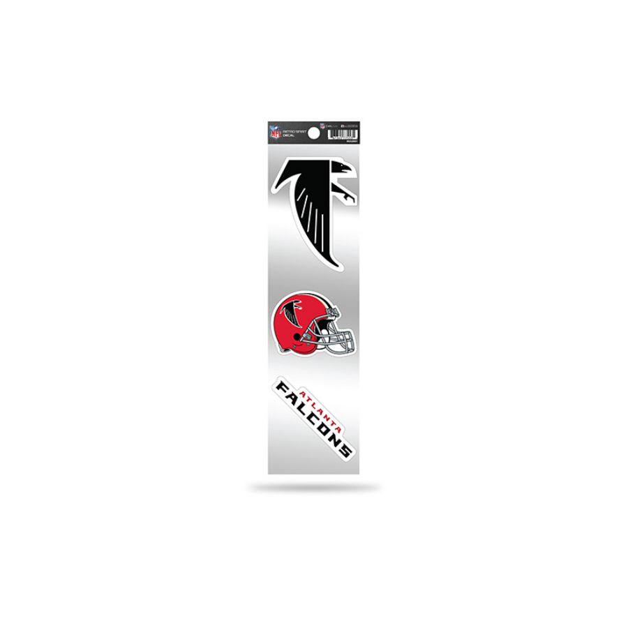Atlanta Falcons Retro Vintage Logo - Sheet Of 3 Triple Spirit Stickers ...
