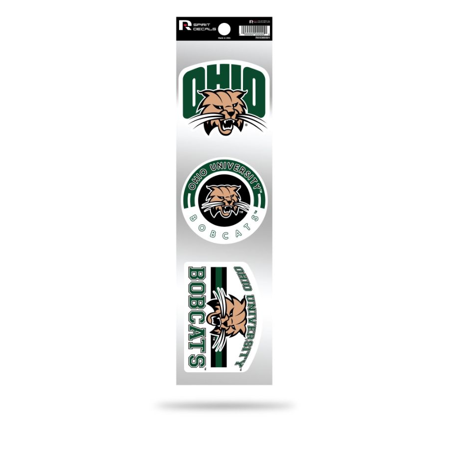 Ohio University Bobcats Logo - Sheet Of 3 Triple Spirit Stickers at ...