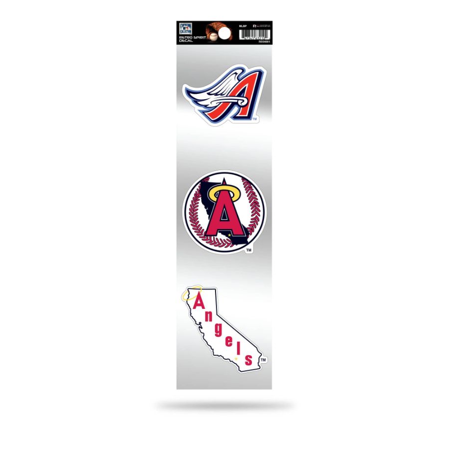 Los Angeles Angels Retro Vintage Logo - Sheet Of 3 Triple Spirit ...
