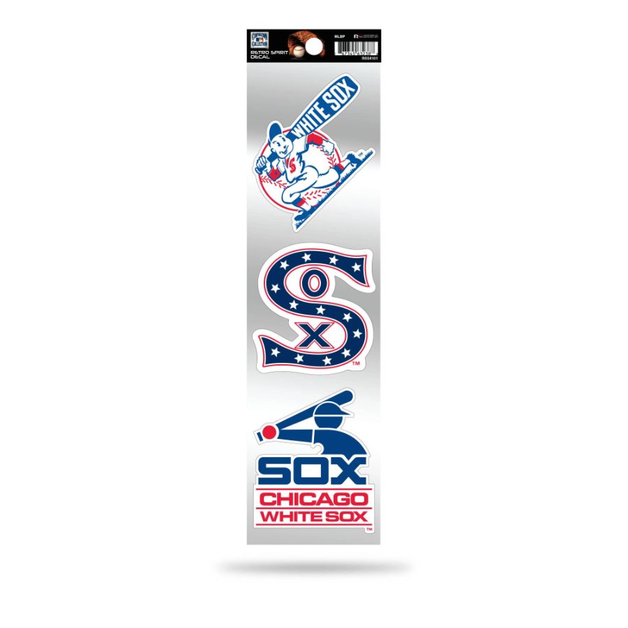 Chicago White Sox Retro Vintage Logo - Sheet Of 3 Triple Spirit ...