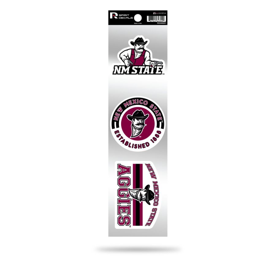 New Mexico State University Aggies Logo - Sheet Of 3 Triple Spirit ...