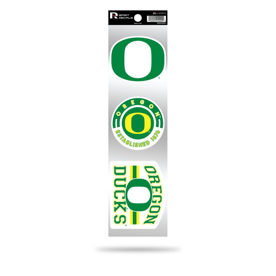 University Of Oregon Ducks Logo - Sheet Of 3 Triple Spirit Stickers at ...