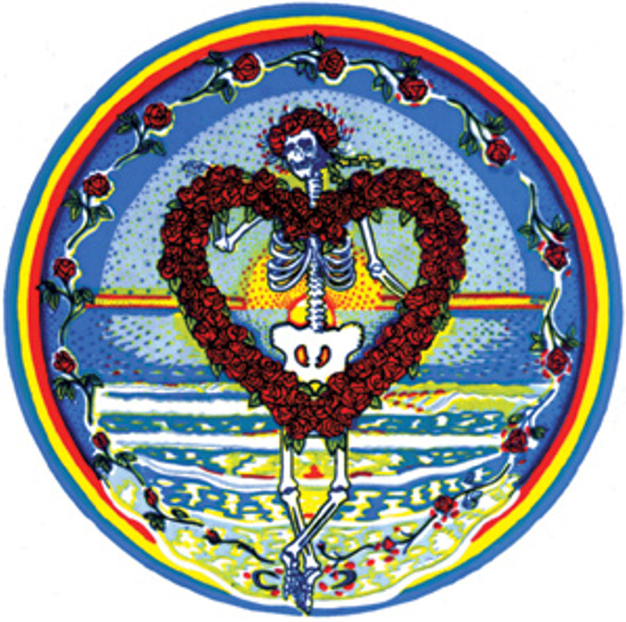 Skulls Rainbow Skeleton - Vinyl Sticker at Sticker Shoppe