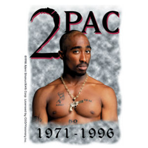 TuPac Logo - Vinyl Sticker at Sticker Shoppe