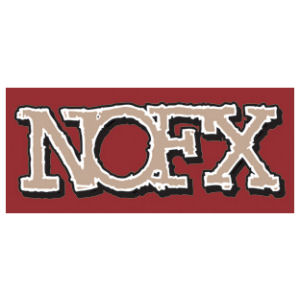 NOFX Tan Logo - Vinyl Sticker at Sticker Shoppe