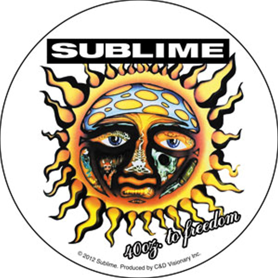Sublime 40 Ounces To Freedom - Vinyl Sticker at Sticker Shoppe