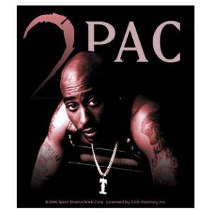 TuPac Chair - Vinyl Sticker at Sticker Shoppe