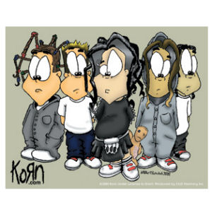 Korn Toon 2001 - Vinyl Sticker at Sticker Shoppe