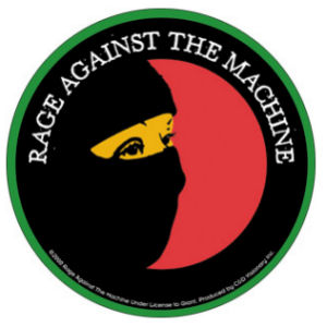 Rage Against The Machine Mask - Vinyl Sticker at Sticker Shoppe