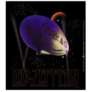 Led Zeppelin Purple Blimp - Vinyl Sticker at Sticker Shoppe