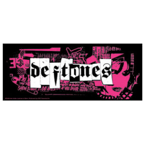 The Deftones Punk - Vinyl Sticker at Sticker Shoppe