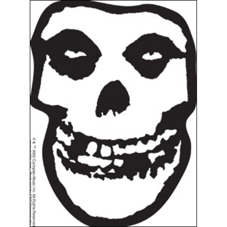 The Misfits Skull - Vinyl Sticker at Sticker Shoppe