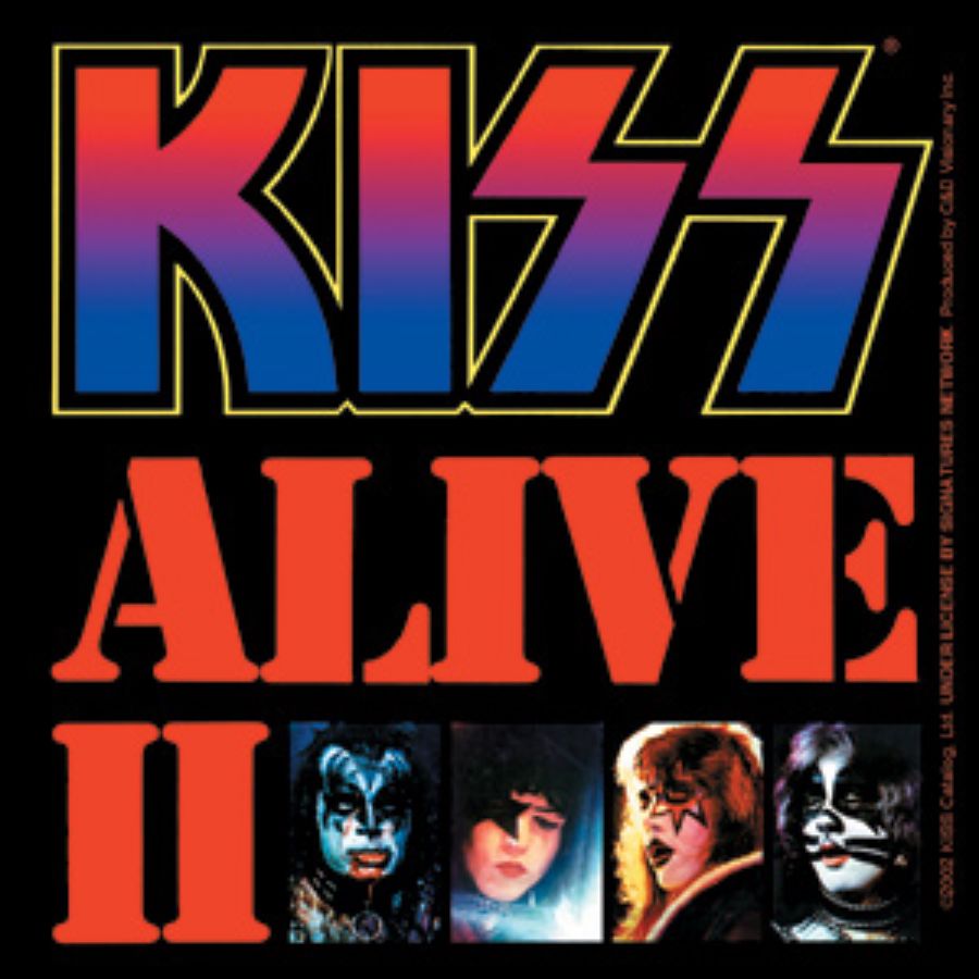 Kiss Alive II - Vinyl Sticker at Sticker Shoppe