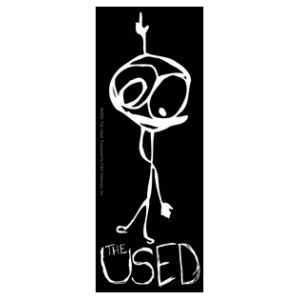 The Used Stickman - Vinyl Sticker at Sticker Shoppe