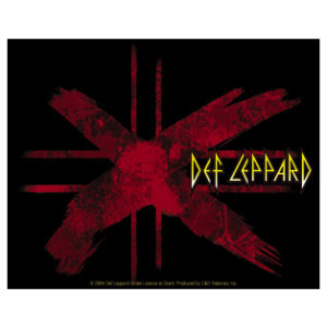 Def Leppard Splatter - Vinyl Sticker at Sticker Shoppe