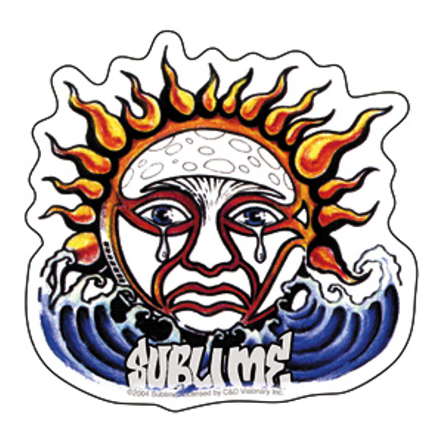 Sublime Weeping Sun - Vinyl Sticker at Sticker Shoppe