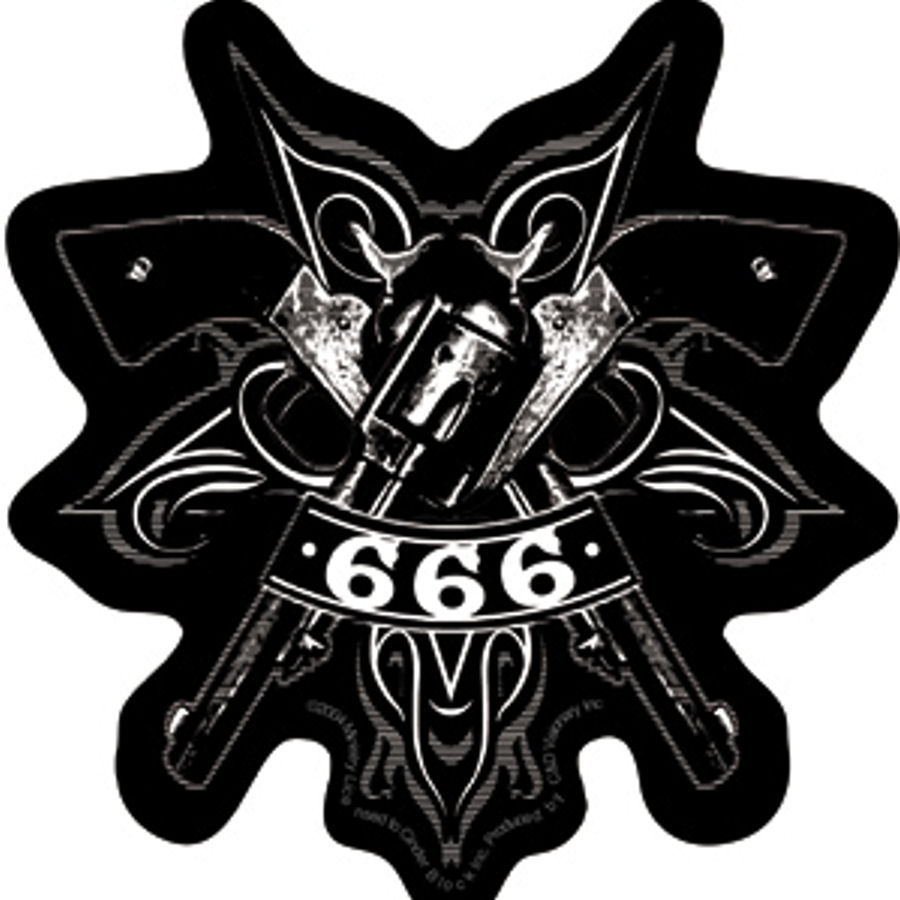Ministry Guns 666 - Vinyl Sticker at Sticker Shoppe