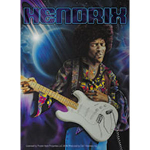 Jimi Hendrix Space - Vinyl Sticker at Sticker Shoppe