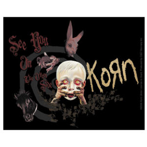 Korn Rabbit - Vinyl Sticker at Sticker Shoppe