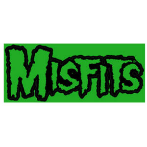 The Misfits Green Logo - Vinyl Sticker at Sticker Shoppe