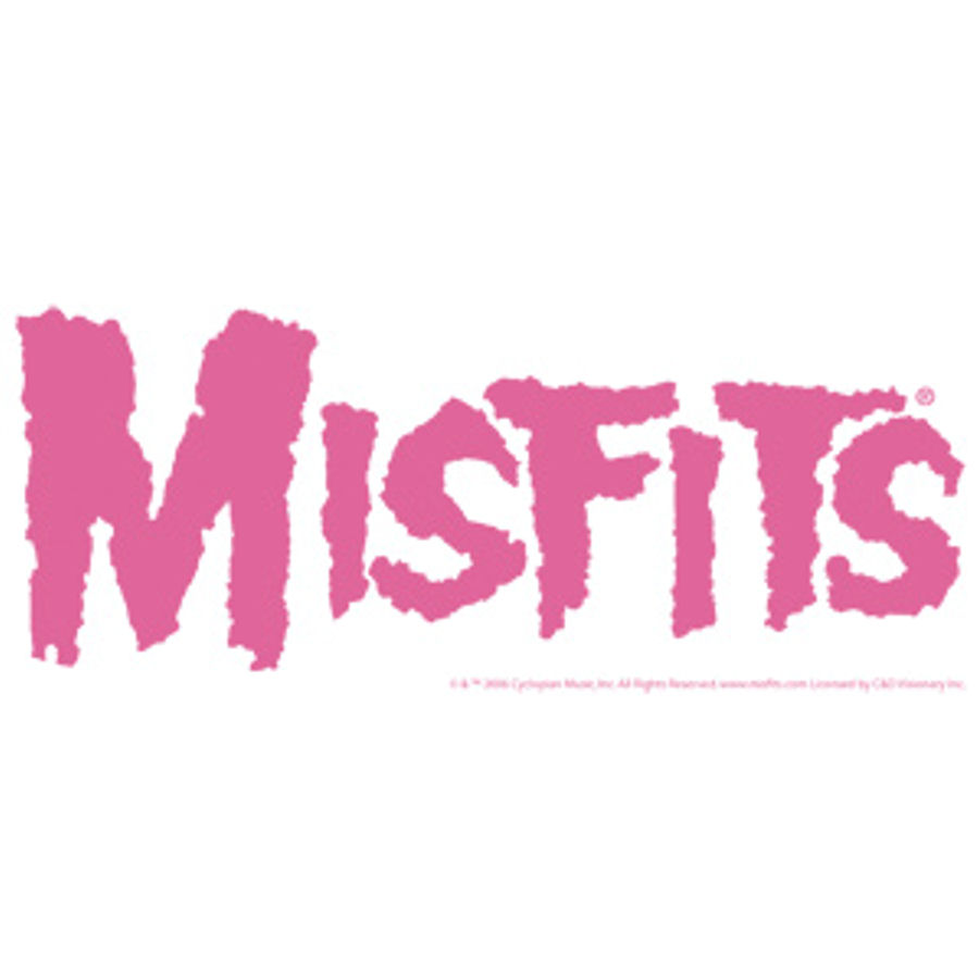 The Misfits Hot Pink Logo - Vinyl Sticker at Sticker Shoppe