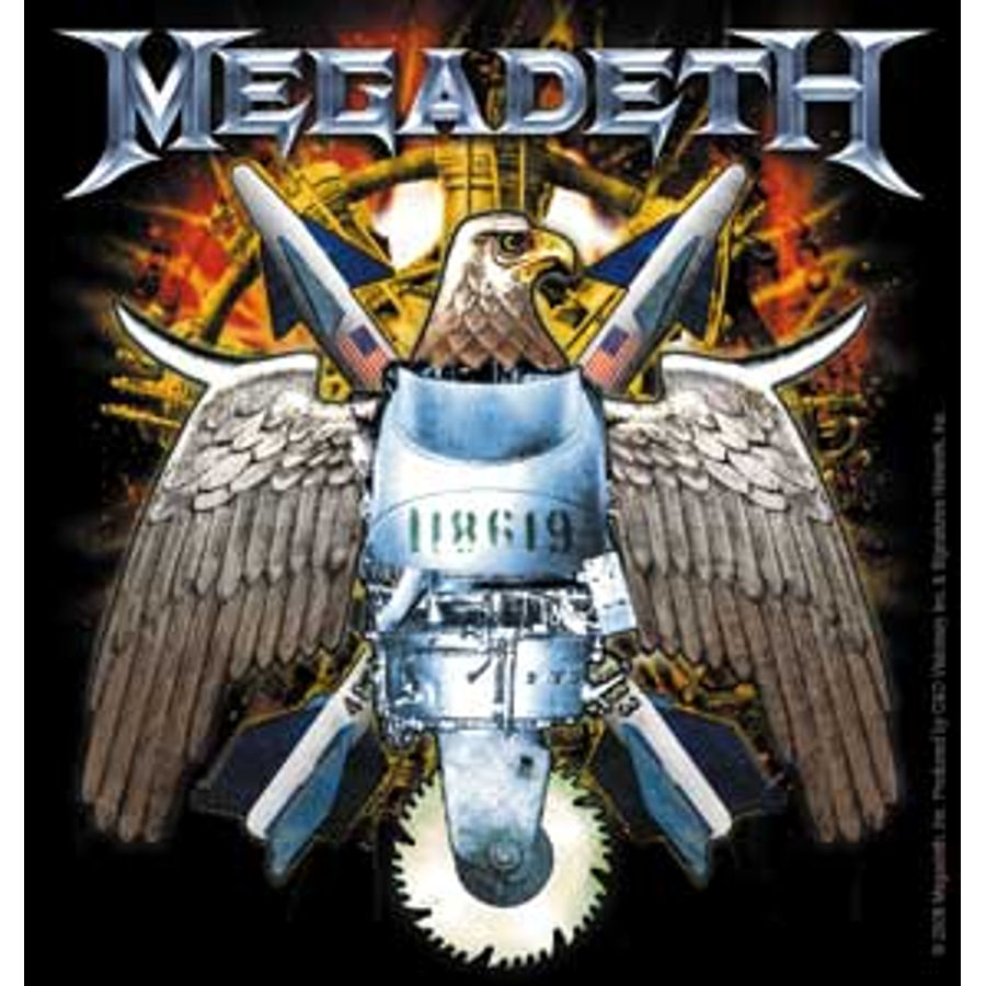 Megadeth Eagle - Vinyl Sticker at Sticker Shoppe