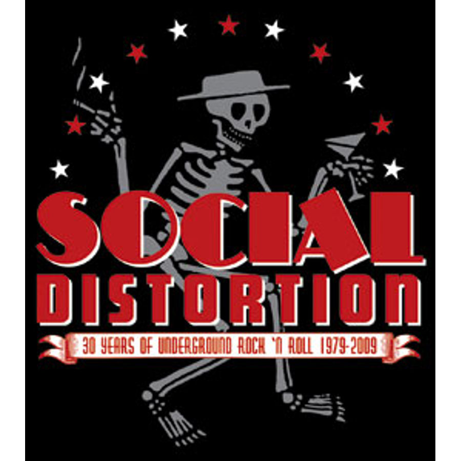 Social Distortion Skelly And Logo Vinyl Sticker At Sticker Shoppe 3043