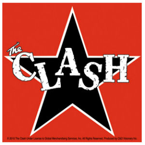 The Clash Star - Vinyl Sticker at Sticker Shoppe