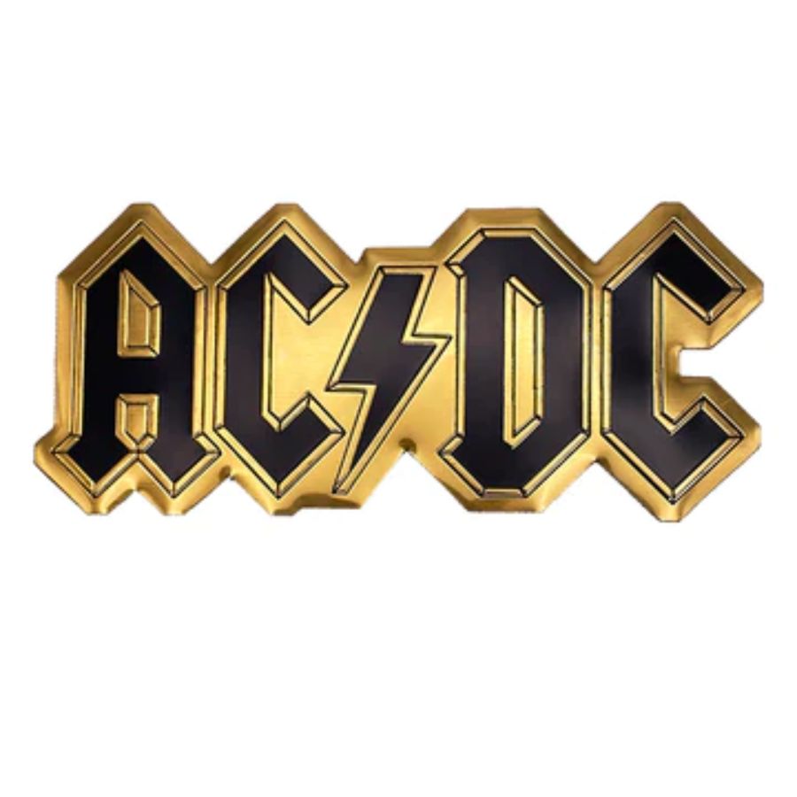 AC/DC Logo - Foil Metal Sticker at Sticker Shoppe