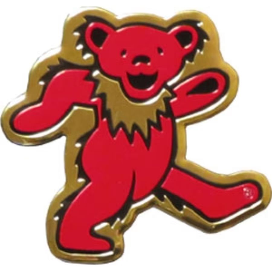 Grateful Dead Bear - Foil Metal Sticker at Sticker Shoppe