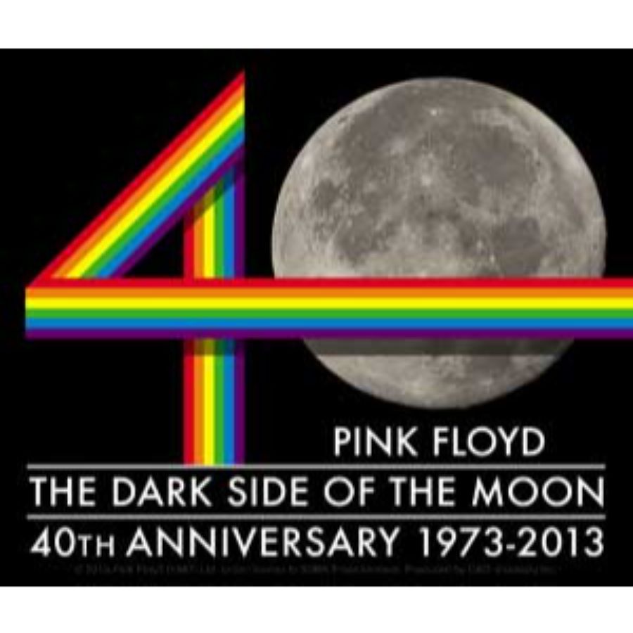 Pink Floyd TDSOTM Moon - Vinyl Sticker at Sticker Shoppe