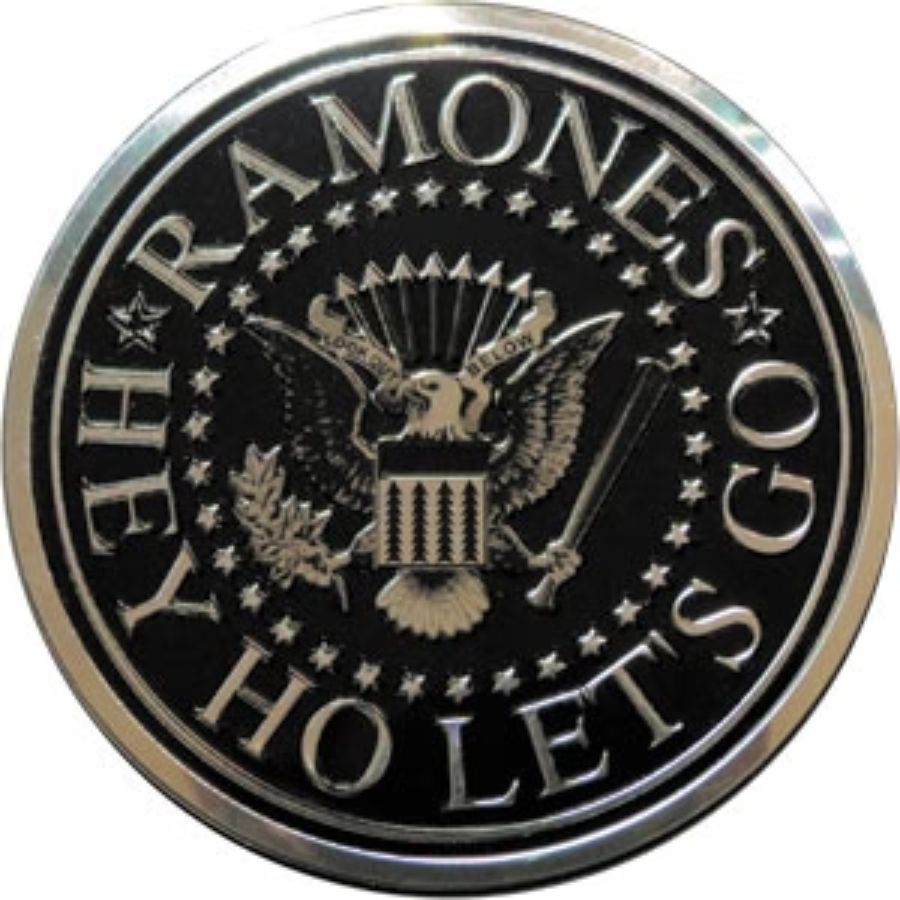 The Ramones Seal Logo - Foil Metal Sticker at Sticker Shoppe