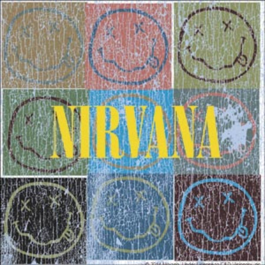 Nirvana Patchwork - Vinyl Sticker at Sticker Shoppe
