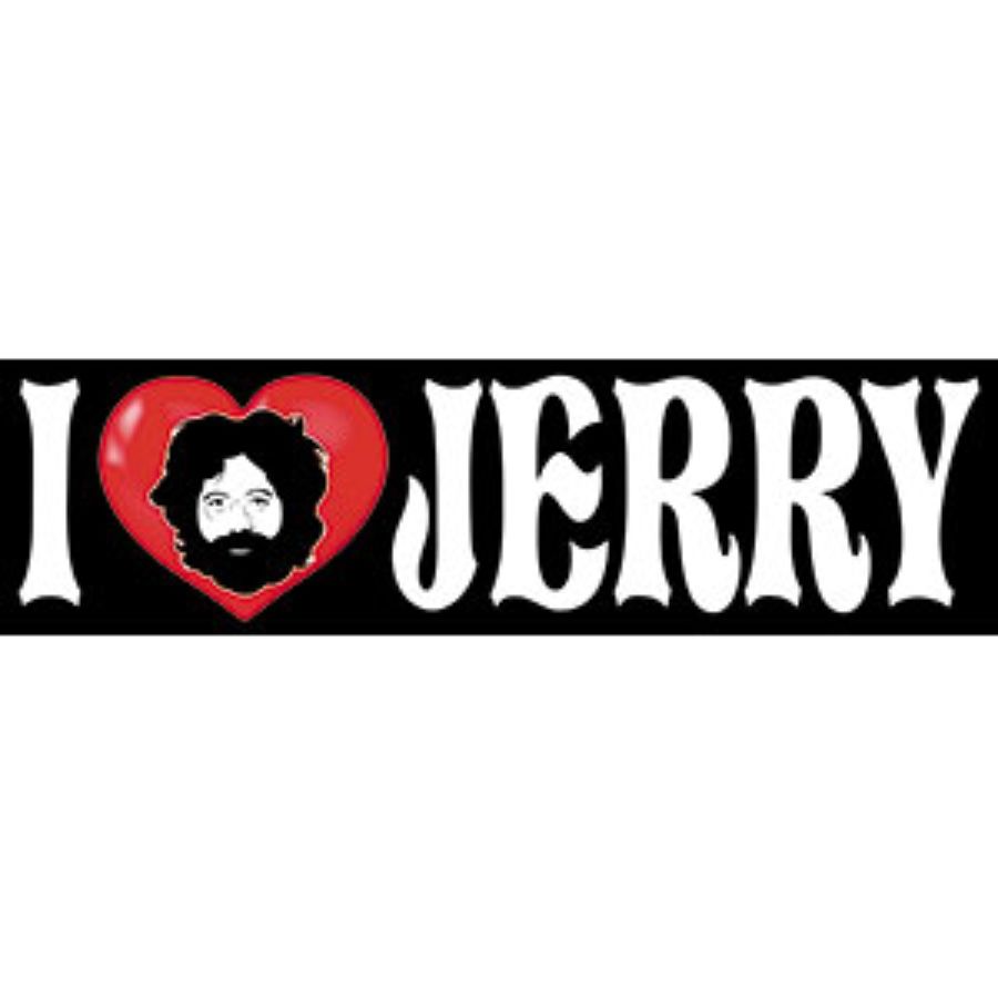 Jerry Garcia I Love Jerry - Vinyl Sticker at Sticker Shoppe